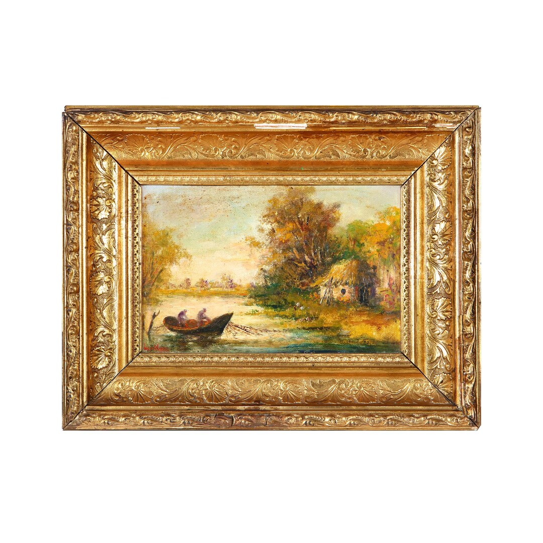 Original Oil Painting by Lev Kar (1882–1950) – Russian White Émigré ...