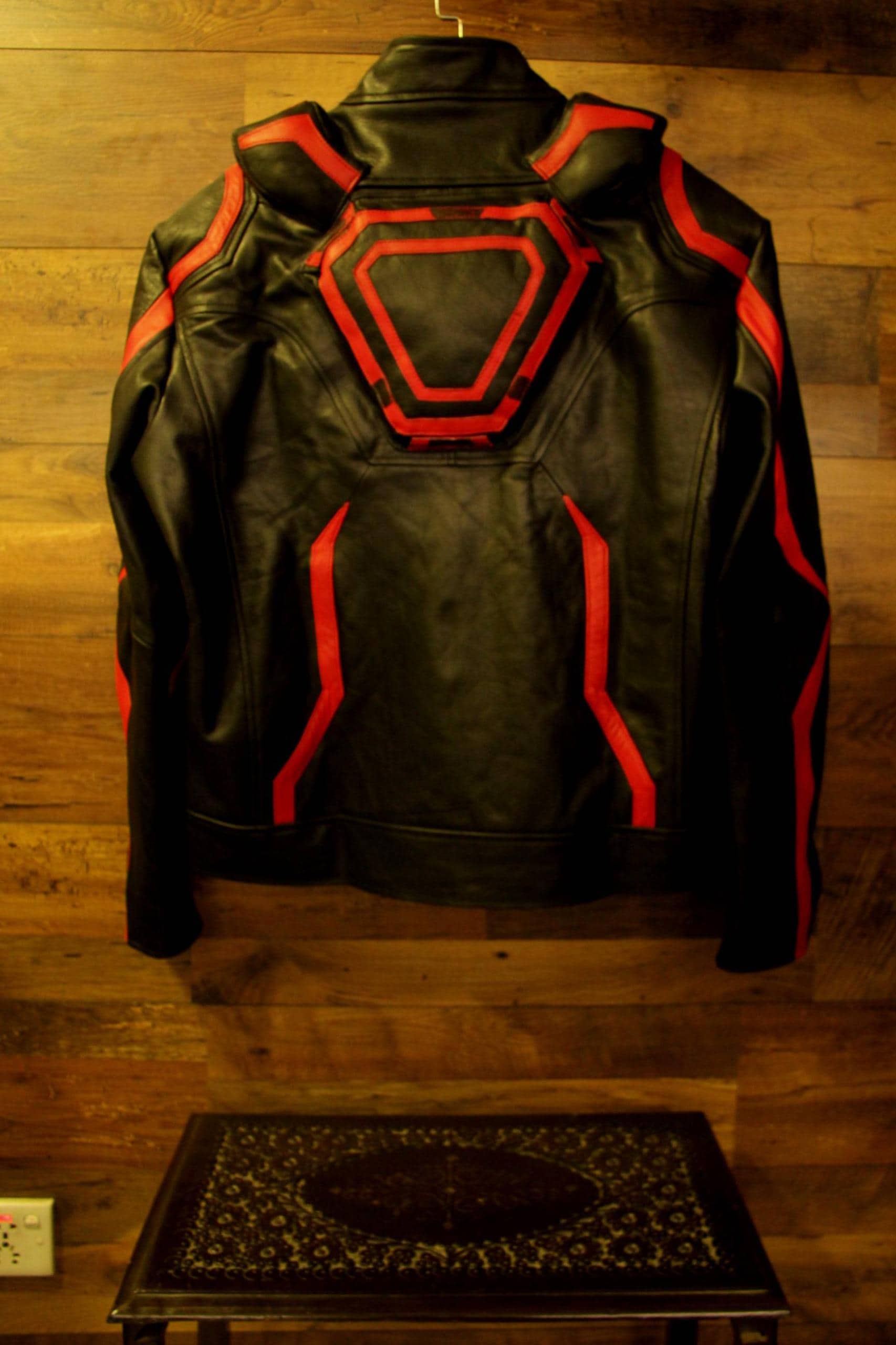 Tron Ares Inspired Leather Jacket: Red LED Sci-fi Costume - Etsy
