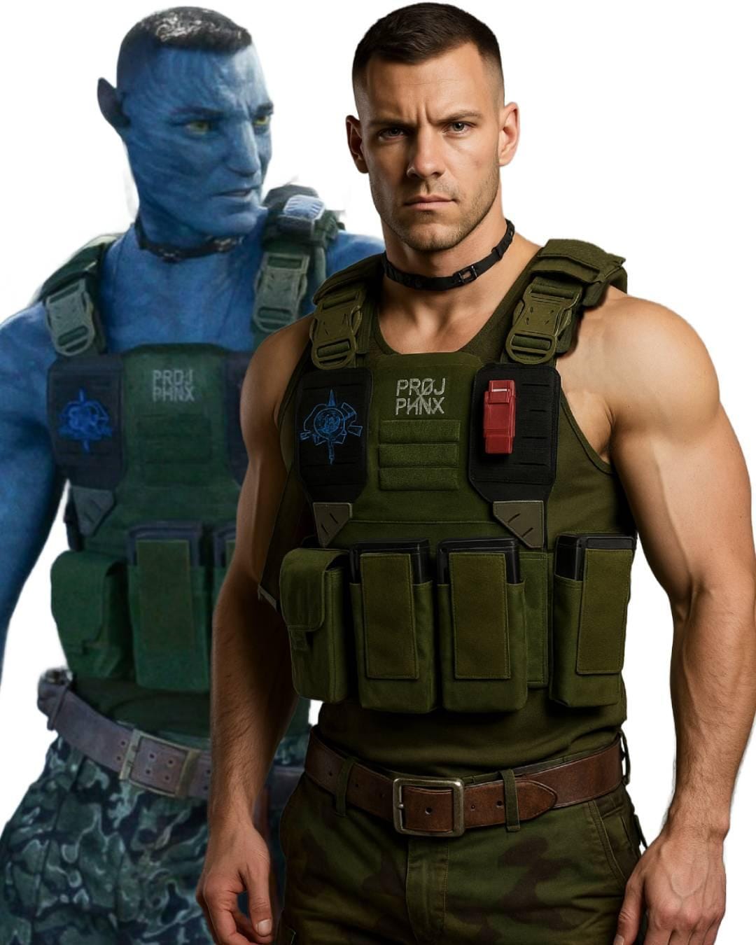 Handmade Customized Avatar 3 Inspired Tactical Cotton Vest: Military ...