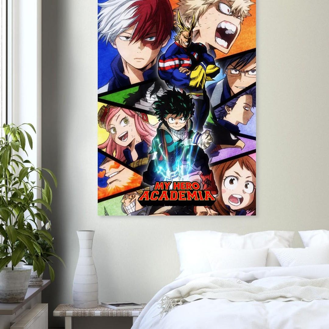 My Hero Academia Movie Poster - Dynamic Anime Wall Art Print, Perfect ...