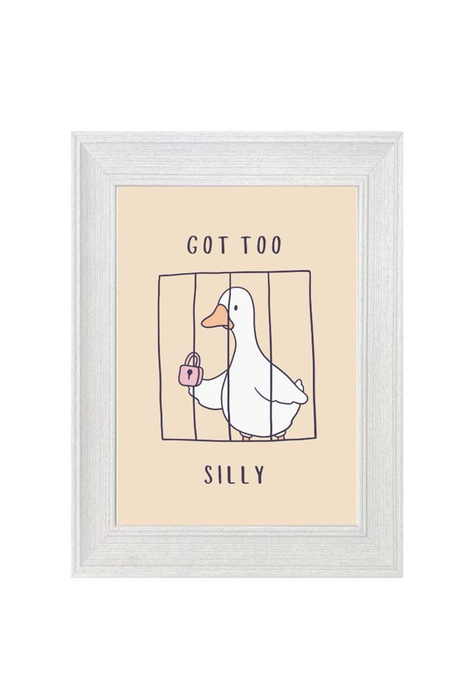 Silly Goose Downloadable/printable Wall Art - Etsy