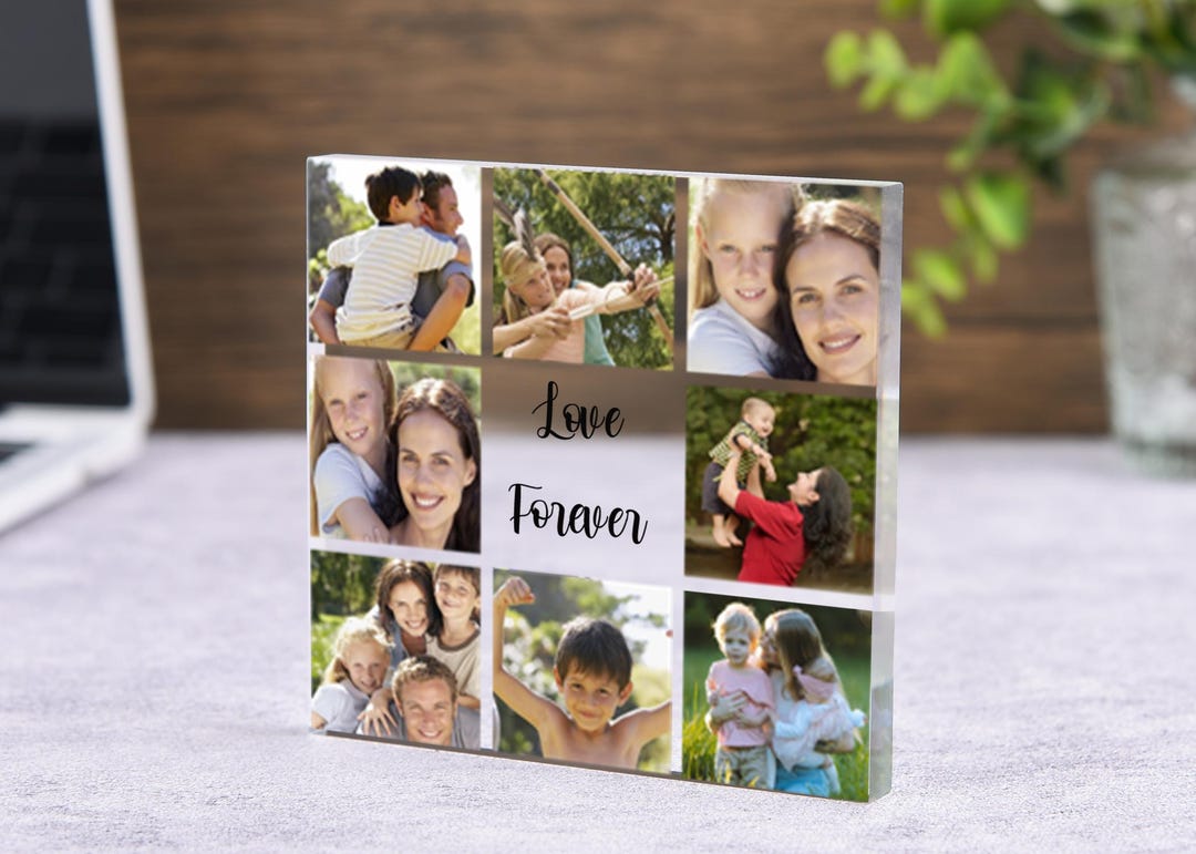 Custom Acrylic Block Photo,acrylic Photo Block, Custom Anniversary Gift ...