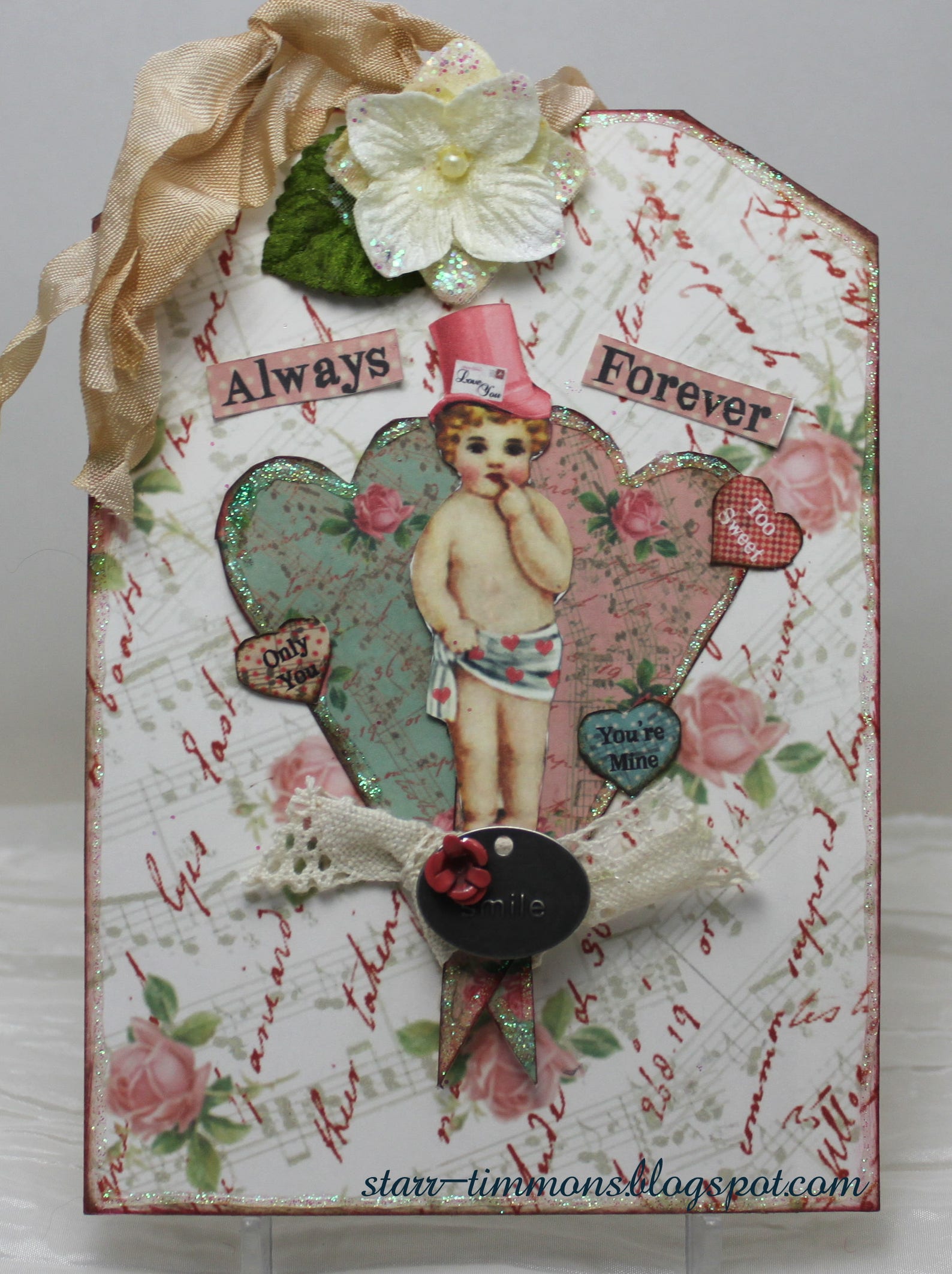 Romantic Focals Cupid Text Boxes for Victorian Vintage Valentine's ...