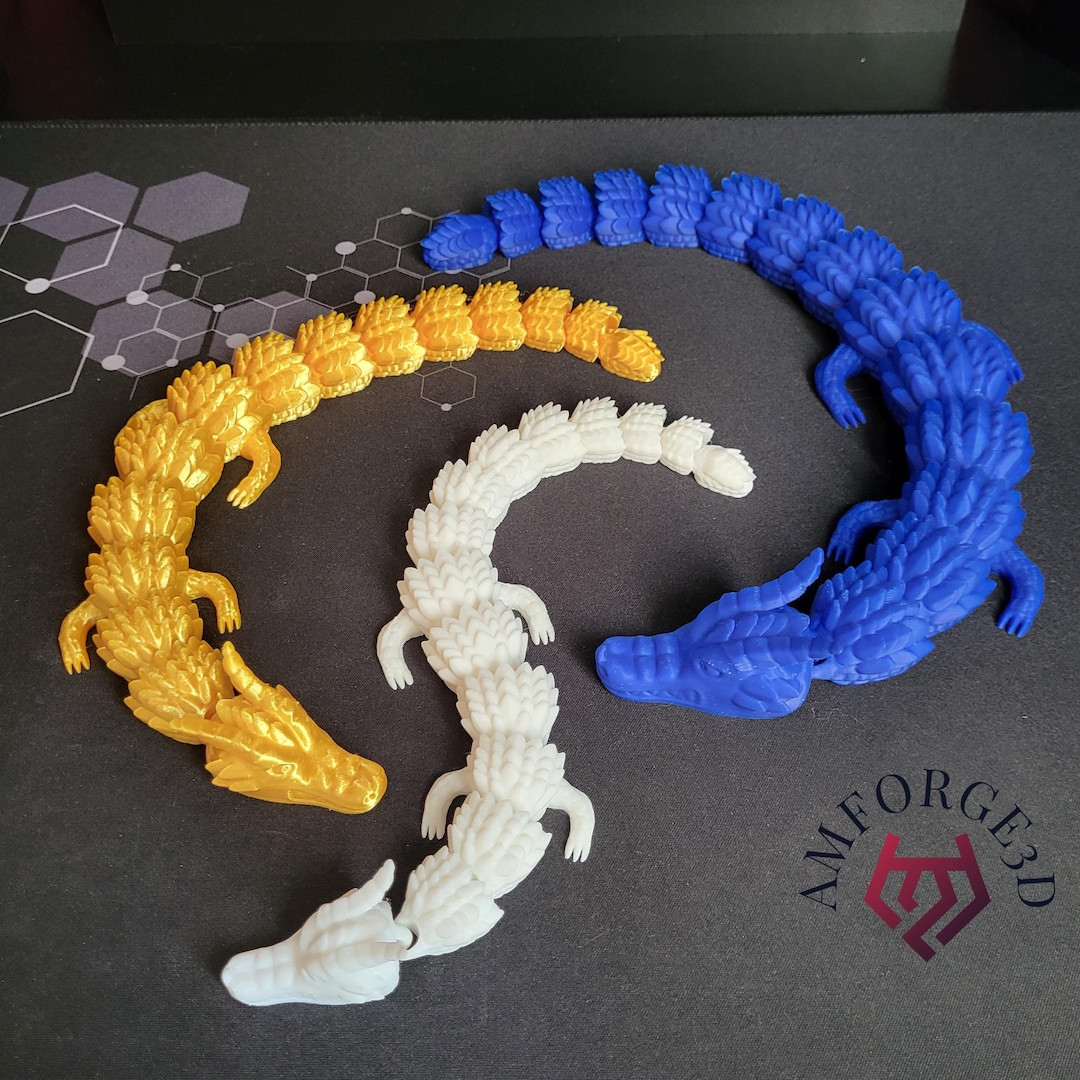 Articulated Scaled Dragon - Etsy