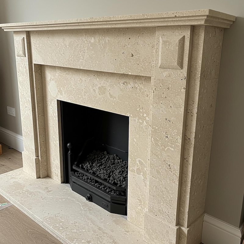 Limestone Fireplace Surround - Etsy