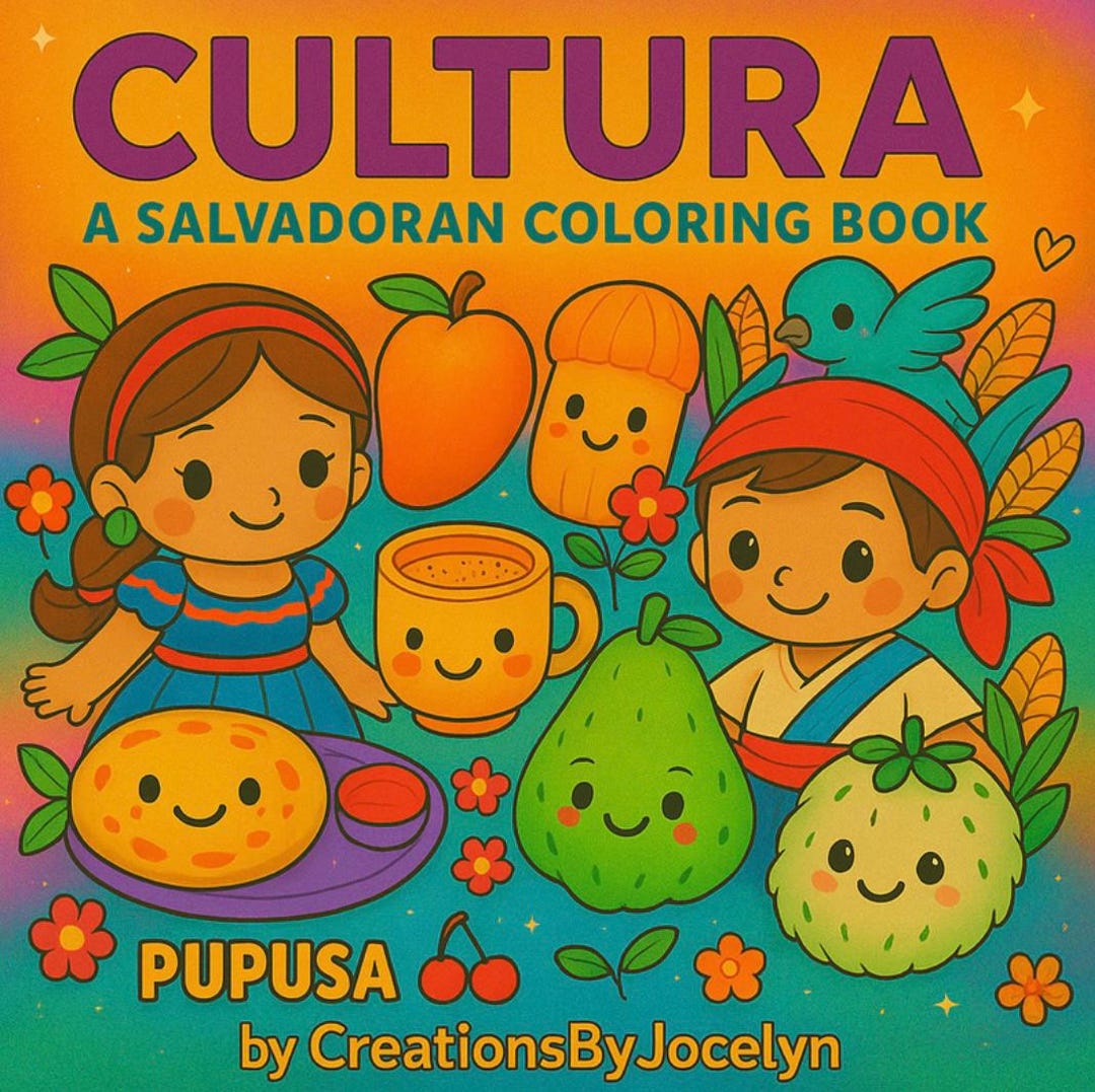 Cultura A Salvadorian Coloring Book(digital) - Etsy