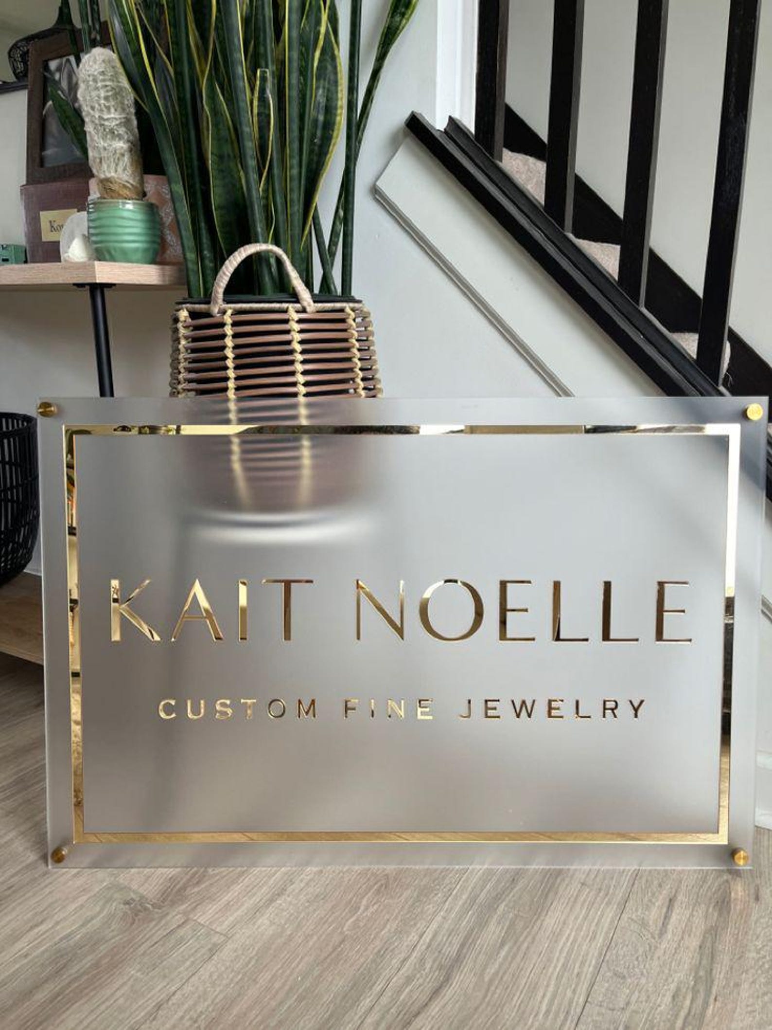 Custom Acrylic Sign,acrylic Rectangular Sign,business Logo Sign,frosted ...