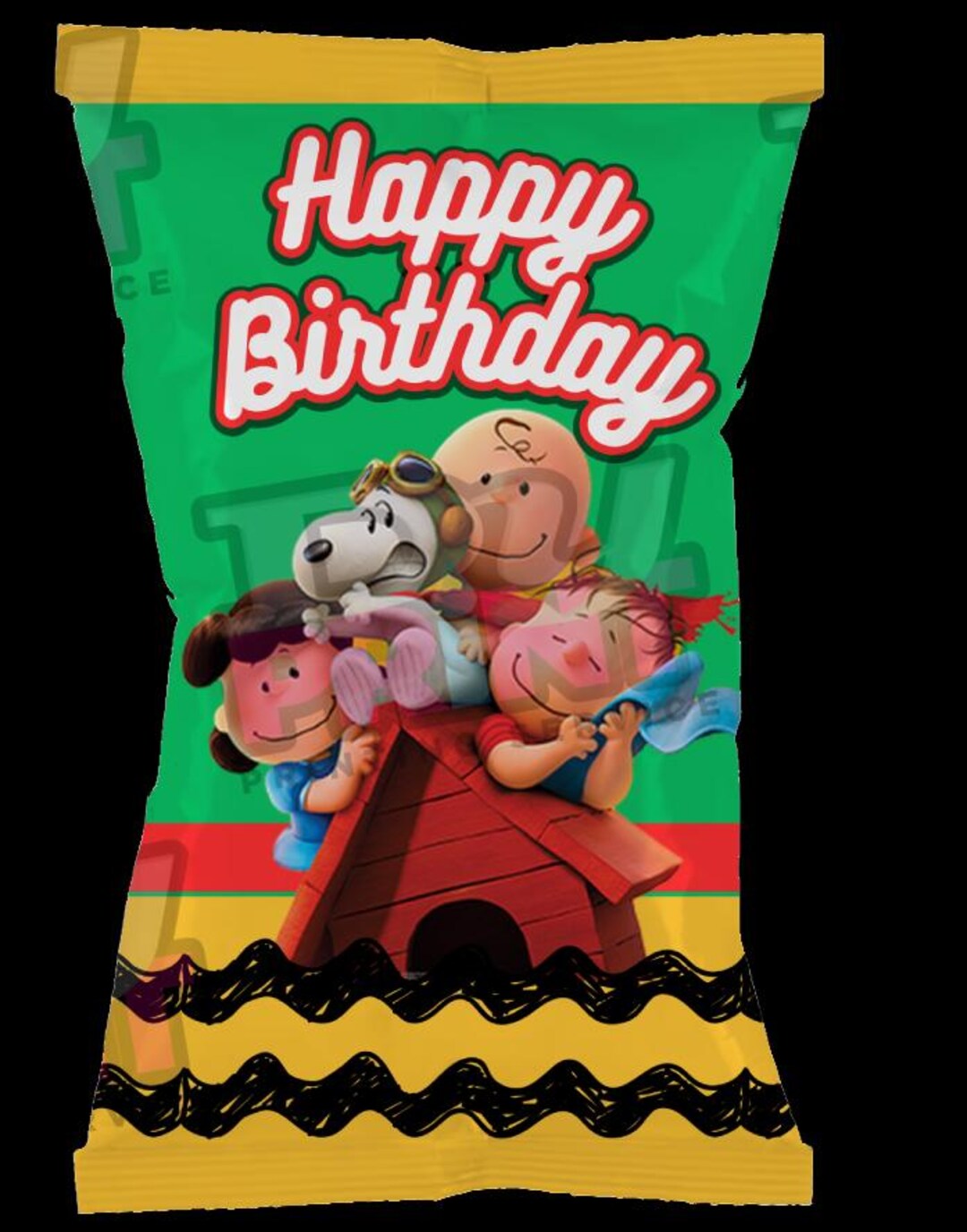 Chip Bags - Charlie Brown Theme - Etsy