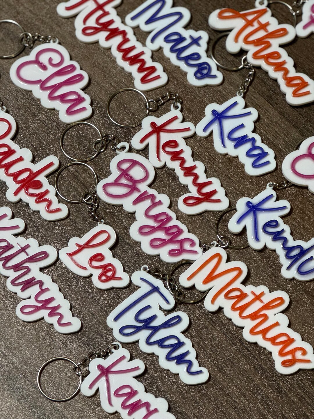 Handmade Custom Acrylic Keychains/luggage Tags - Etsy