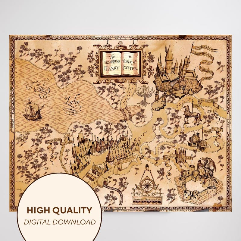 Hogsmeade Poster - Etsy