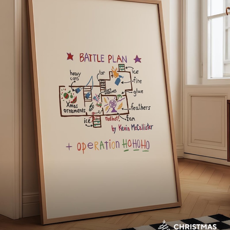 Home Alone Battle Plan Printable - Etsy