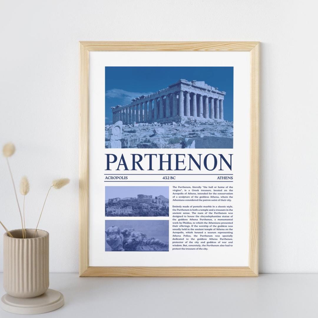 Poster - Parthenon | Parthenon Poster | Archaeology Poster | Greek ...