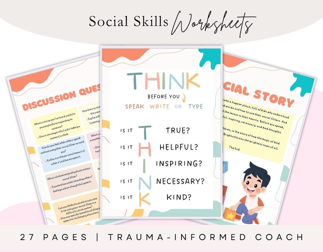 Social Skills Workbook for Kids: Empathy, Communication, Kindness ...