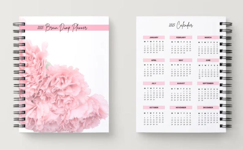 Brain Dump Planner PDF – 26-page Printable ADHD Anxiety Journal for ...