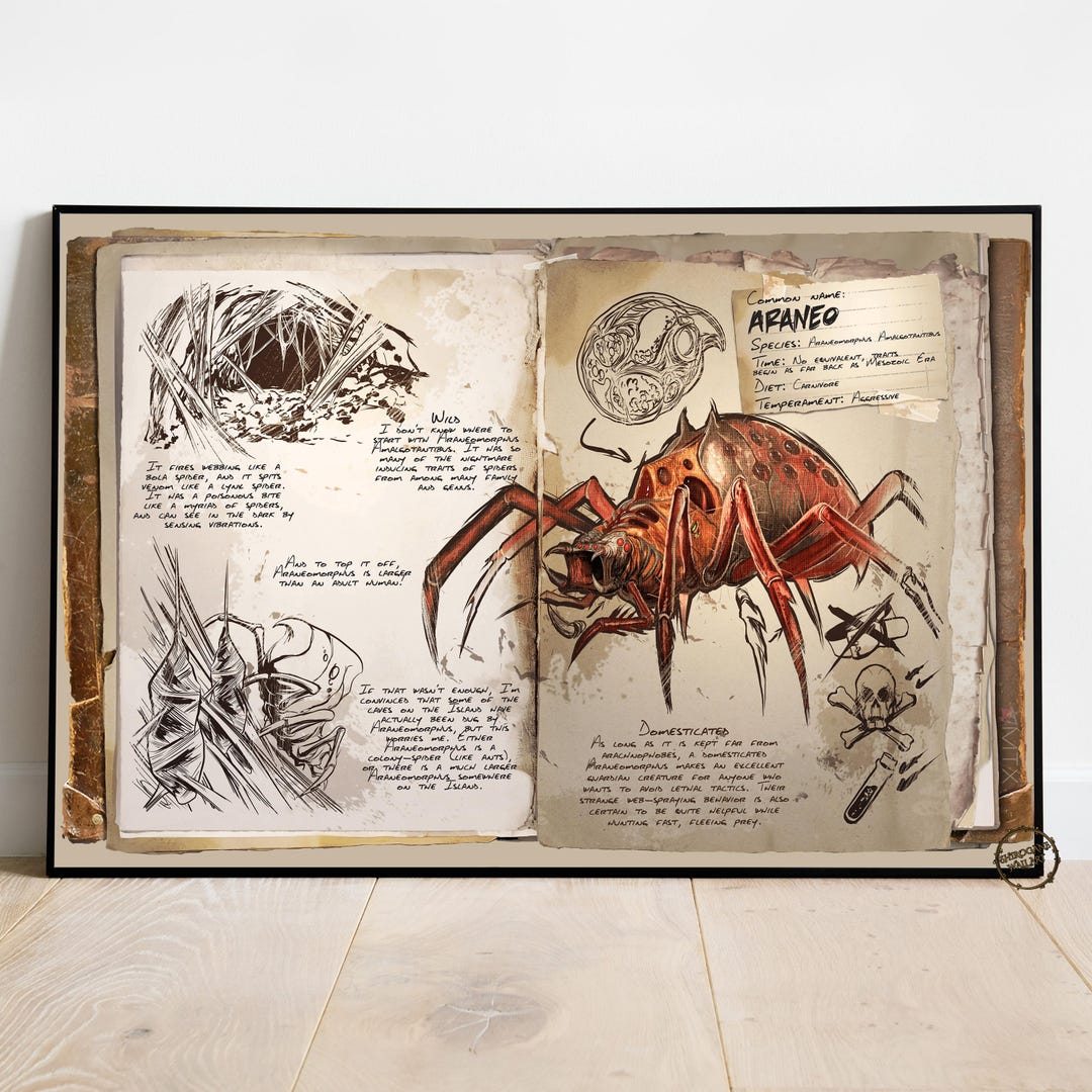 Ark: Survival Evolved Poster | Araneo Wall Decor | Rolled Canvas Print ...