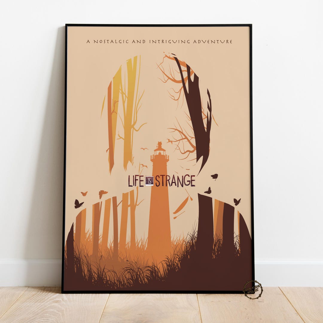Life is Strange Poster | Max & Chloe Wall Decor | Rolled Canvas Print ...