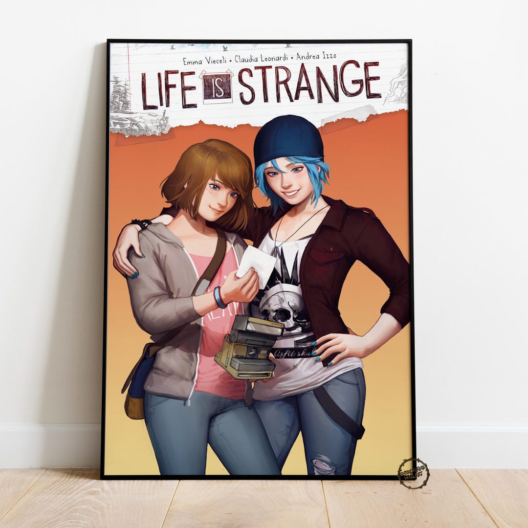 Life is Strange Poster | Max & Chloe Wall Decor | Rolled Canvas Print ...