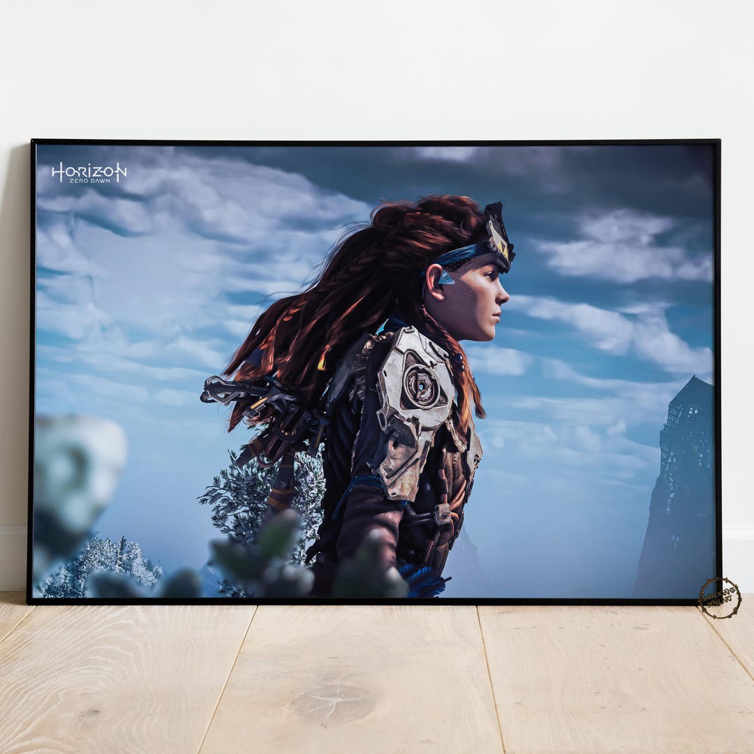 Horizon Zero Dawn Poster | Aloy Wall Decor | Rolled Canvas Print | Gift ...