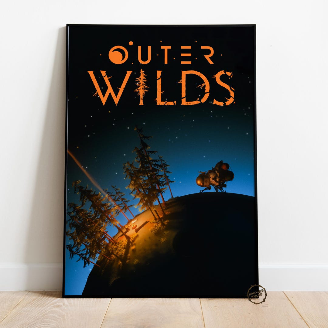Outer Wilds Poster | Adventure Game Wall Decor | Rolled Canvas Print ...
