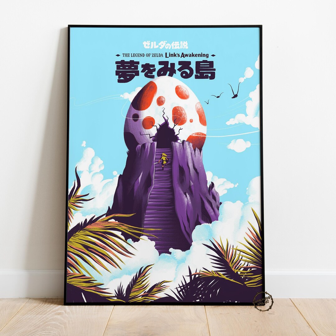 The Legend of Zelda Poster | Hyrule Game Wall Decor | Rolled Canvas ...