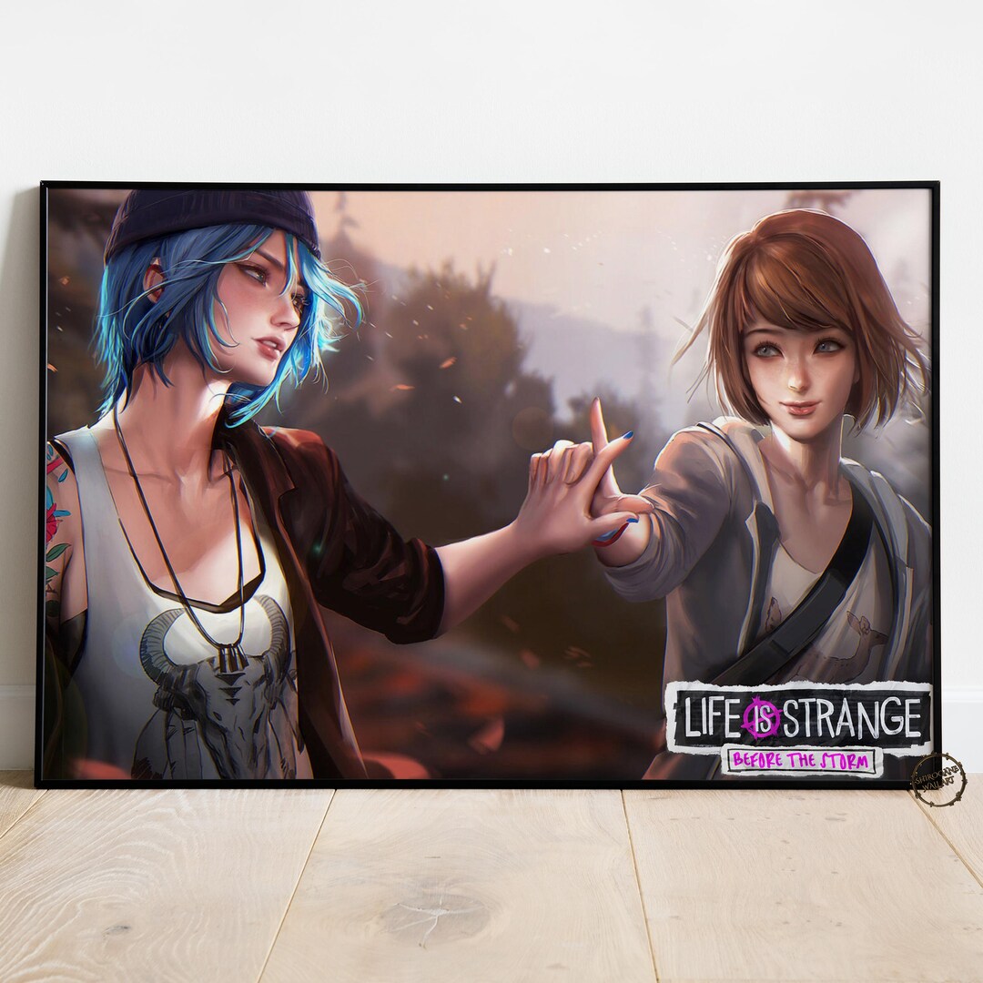 Life is Strange Poster | Max & Chloe Wall Decor | Rolled Canvas Print ...