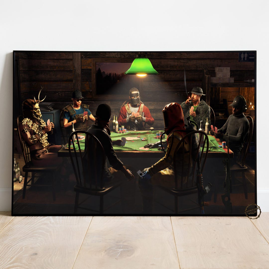Rust Poster | Survival Game Wall Decor | Rolled Canvas Print | Gift ...