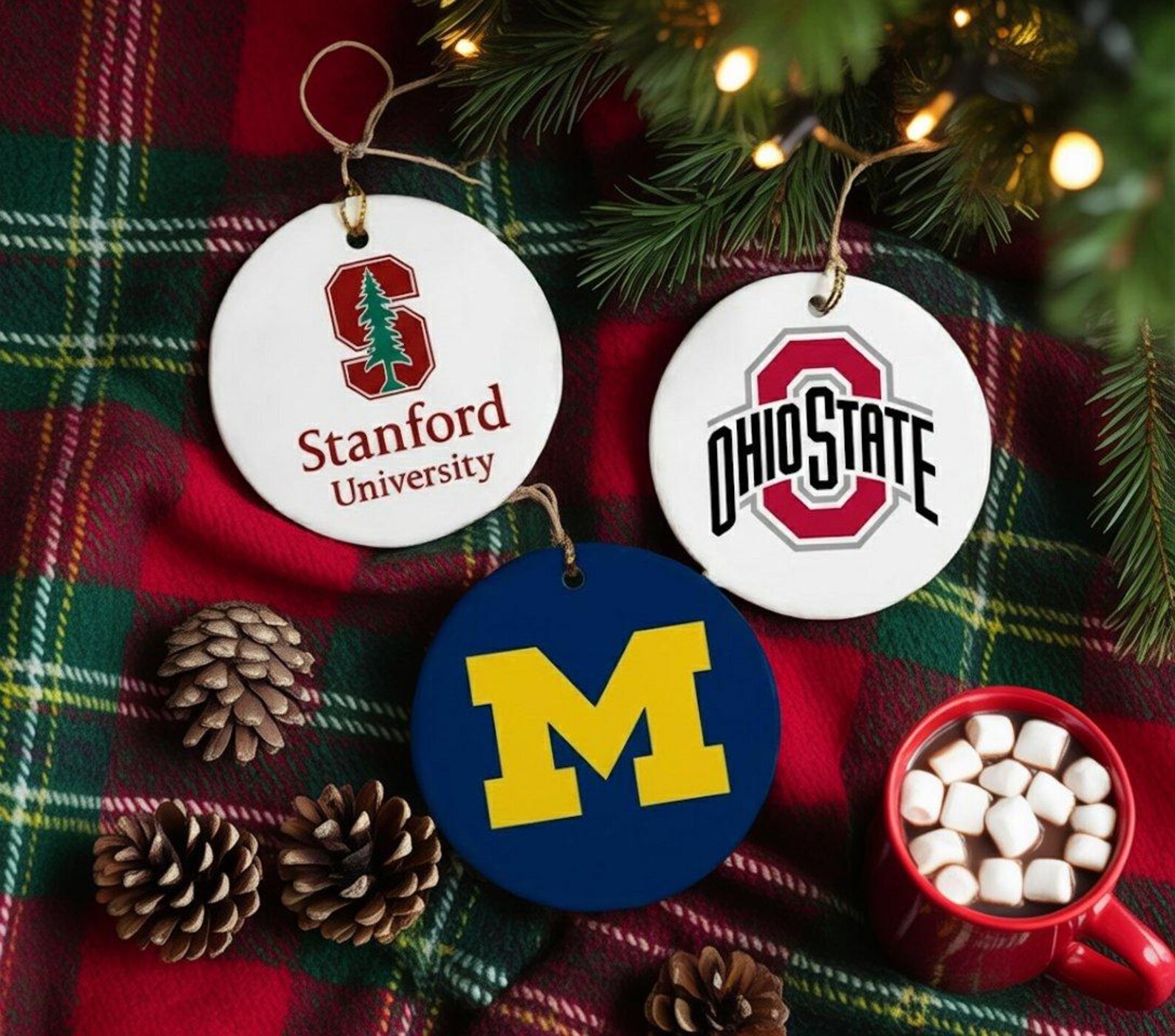 Personalized College Logo Ornament, College Ornament, University ...