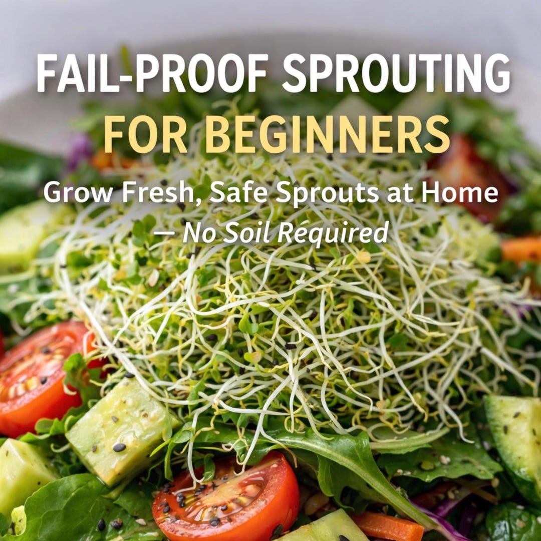 Seed Sprouting Guide for Beginners | Grow Safe Sprouts at Home | Jar ...