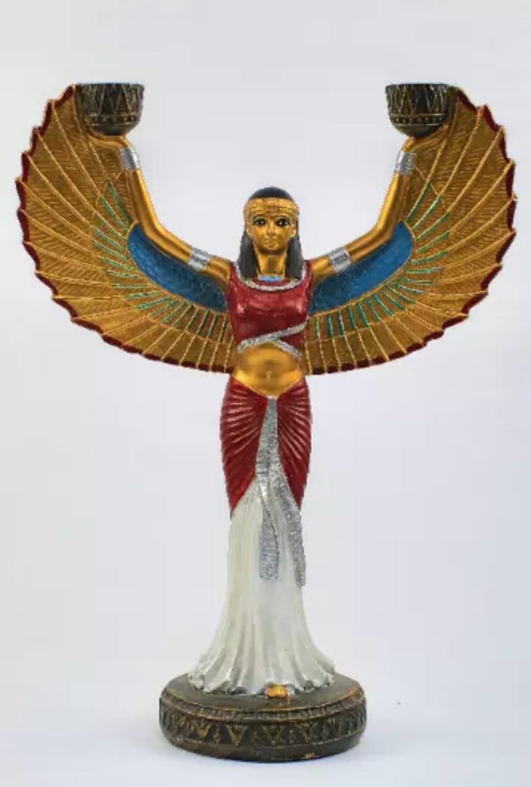 Beautiful ISIS Goddess of Healing and Magic as a Candle Holder With Her ...