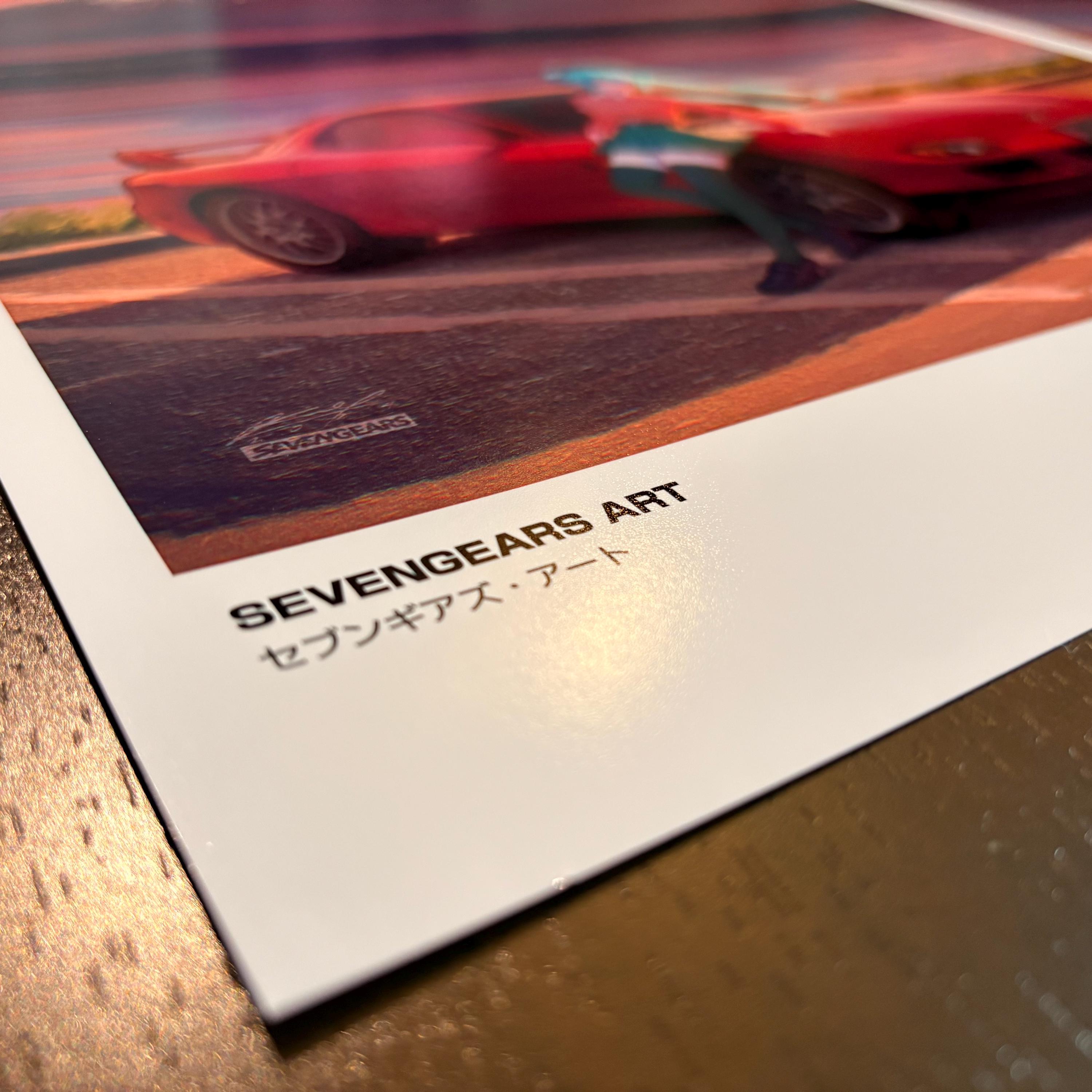 Mazda RX7 FD + Hatsune Miku + Mt. Fuji | Art Print | 5x7" / 13x19 ...