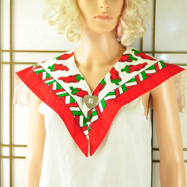 Red Bib Necklace - Etsy