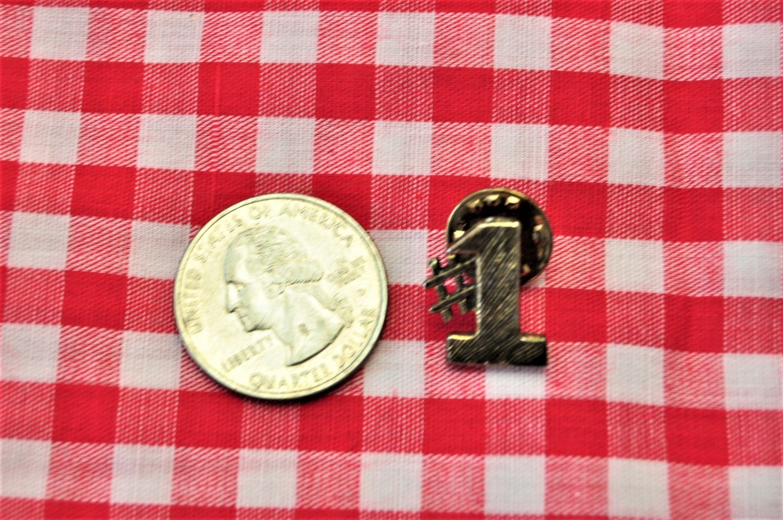 Vintage Cowboy Hat or Lapel Pin 80s 70s Number One 1 | Etsy