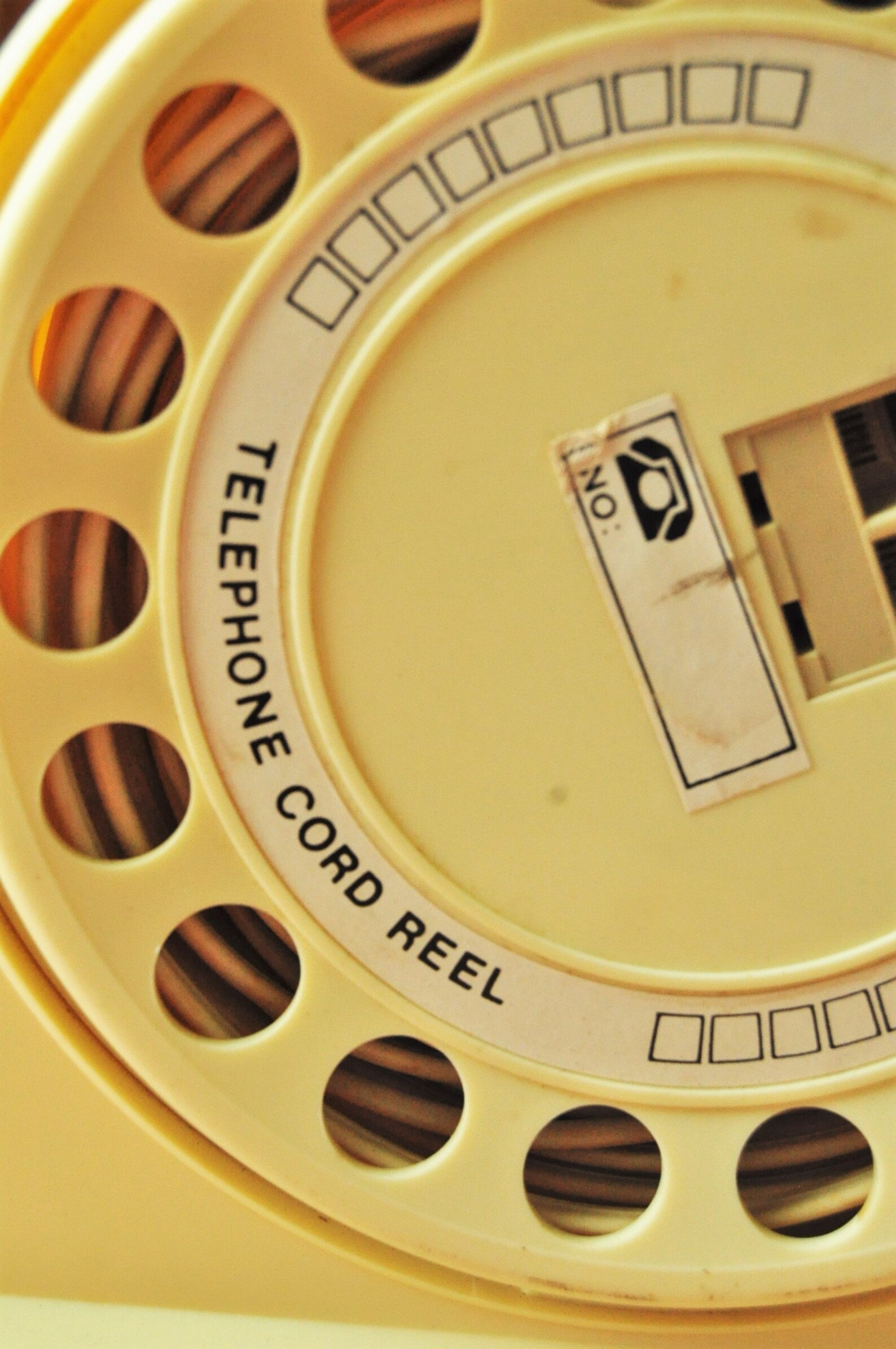 Vintage Telephone Cord Reel 80s 70s Item 57910 Untested Retro - Etsy