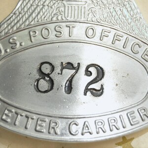 Vintage USPS Letter Carrier Badge United States Postal Service Uniform ...