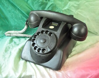 Vintage Working Rotary Phone for Landline or Retro Phone Prop Display ...