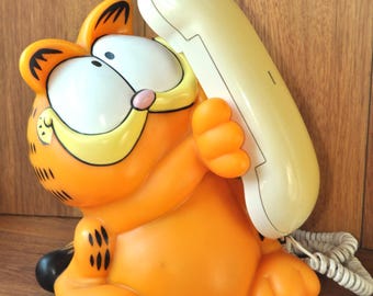 Gorgeous Collectible and Vintage Garfield as Phone, Telephone. - Etsy