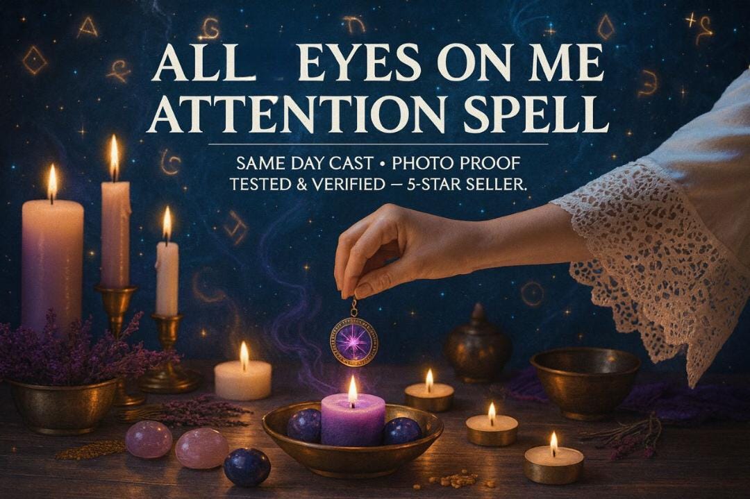 Attention Spell | Magnetic Aura, Irresistible Presence - Etsy