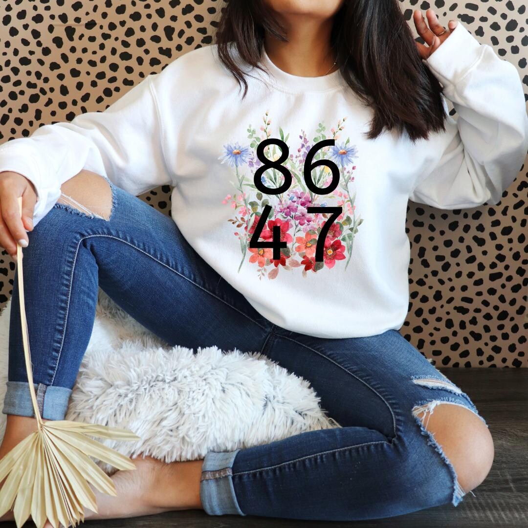 Floral Number 8647 PNG – Vintage Watercolor Flowers T-shirt Design - Etsy