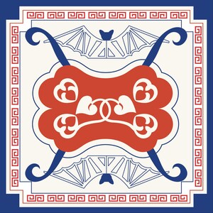 Set of the Peranakan Motif - Etsy