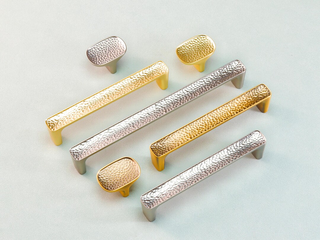 Hammer Striking Pattern Handles Drawer Handles Dresser Pull Kitchen ...