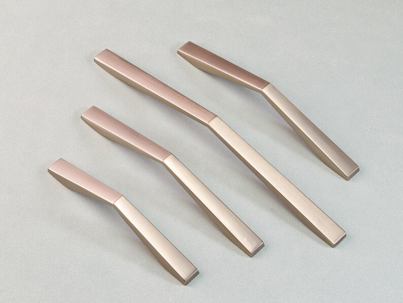 Simple Unique Handles Gold Dresser Drawer Handle Black Kitchen Cabinet ...