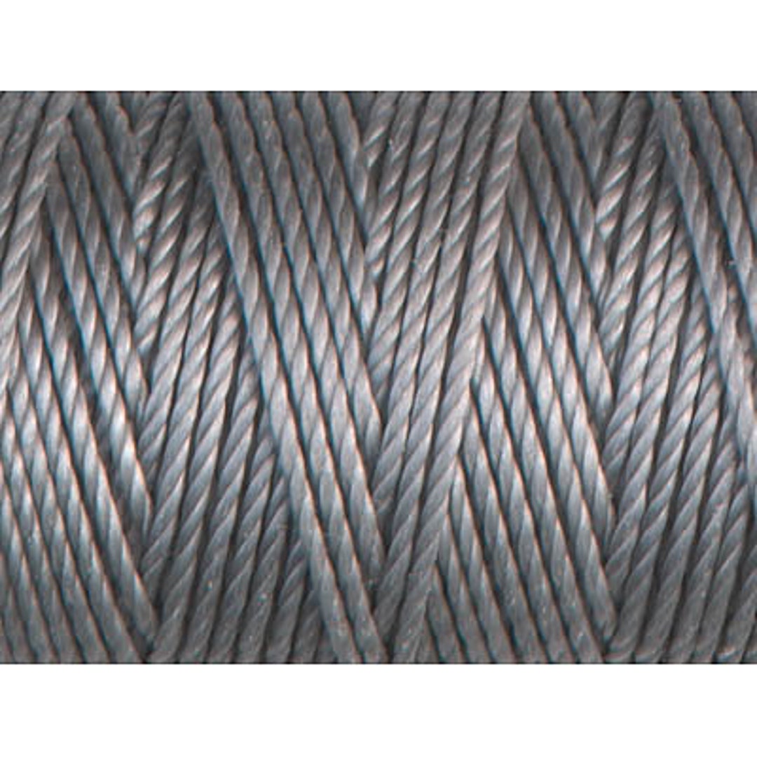 Tex 400, NICKEL, C-lon Heavy Weight Beading Cord (CLC.400), 39 Yards ...