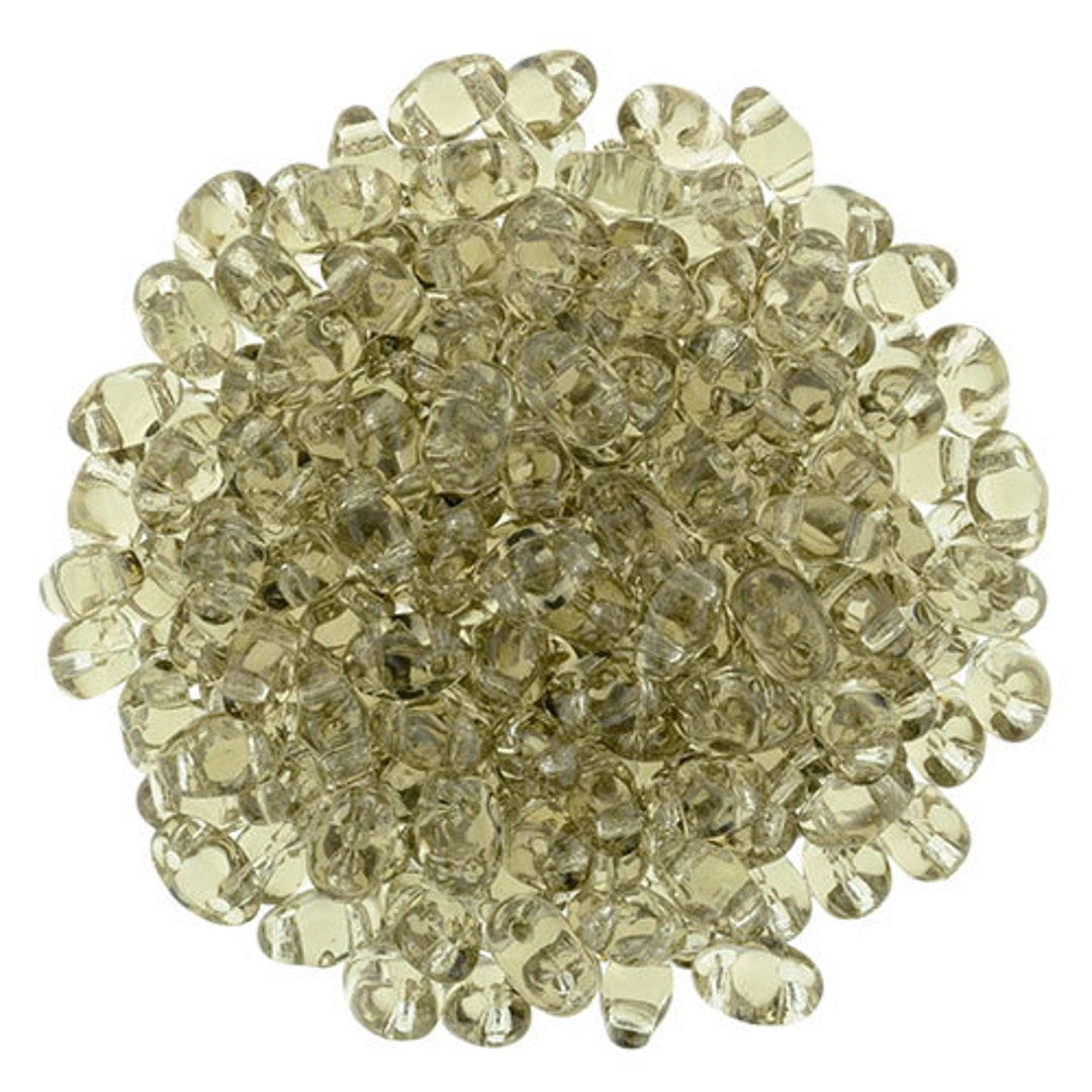 4001, Miniduo, TRANSPARENT BLACK DIAMOND, 10-20 Grams, 2x4mm, 2 Hole ...