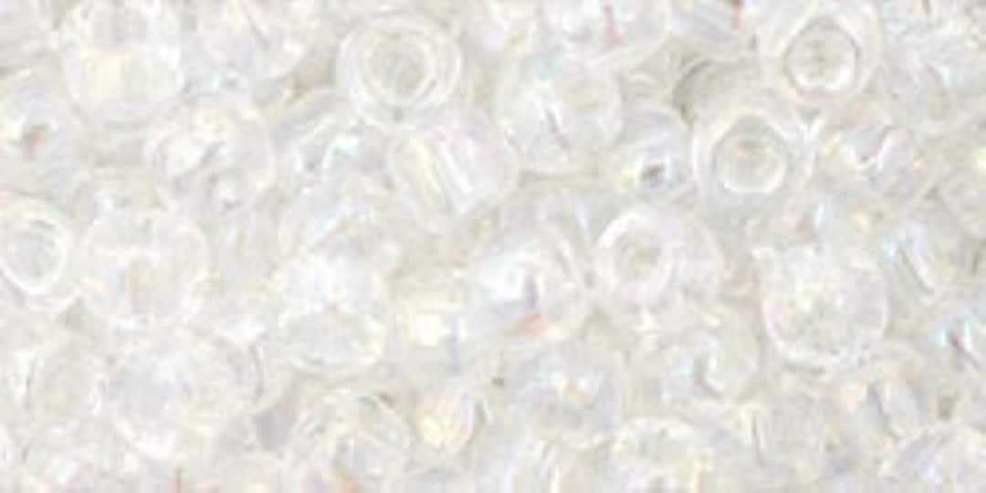 11/0, 8/0, 6/0, #161, Transparent-rainbow Crystal, Toho Seed Bead ...