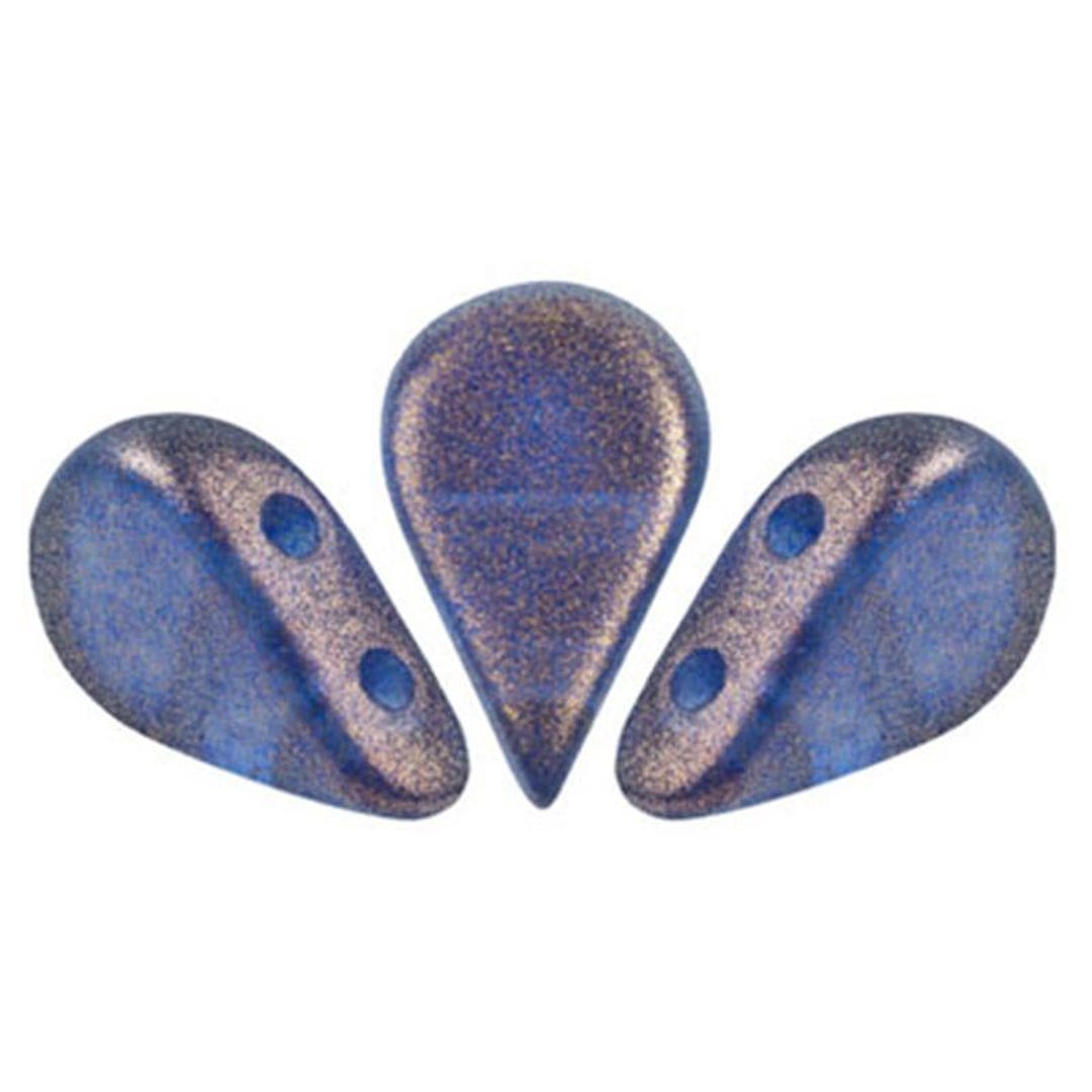 Halo Royal Blue, Amos Par Puca, 10-15 Beads/5g, 5x8mm, 2 Hole, (am26 ...