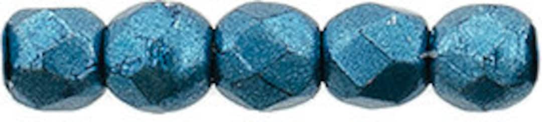 50, 04-04B07, Saturated Metallic Shaded Spruce, Colortrends, 3mm Czech ...