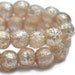 LUMI LIGHT ROSE, Honeycomb, 2-hole Hexagon, 6mm Czech Glass, Approx 30 ...