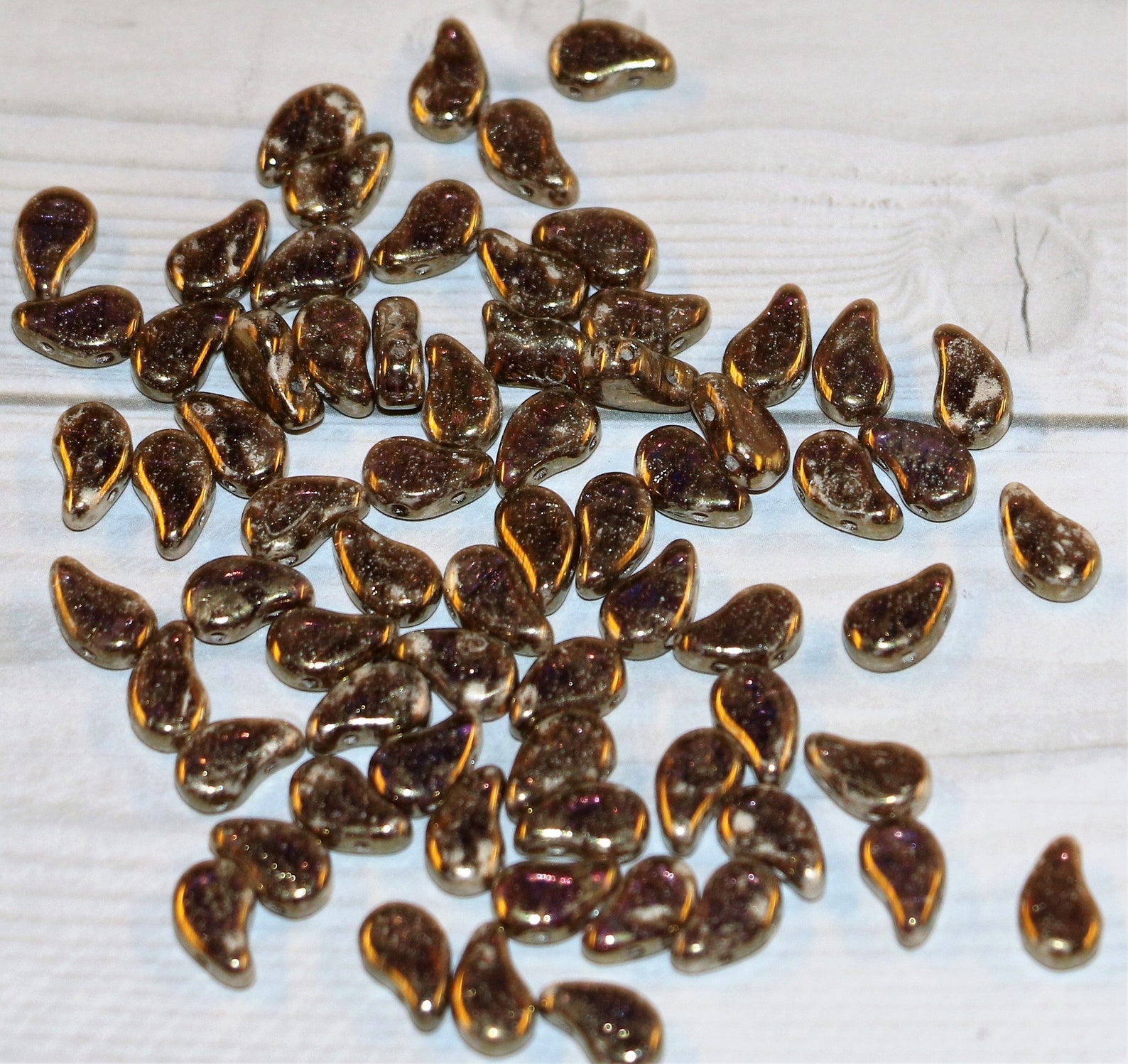 Paisley Duo Crystal GLEAM SPREAD GLAZE 10 20 or 10 Grams | Etsy