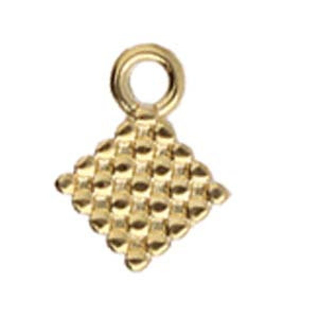 Fero-silky Bead Ending, Cymbal Element, 2 Pieces, 24K Gold Plated, Made ...
