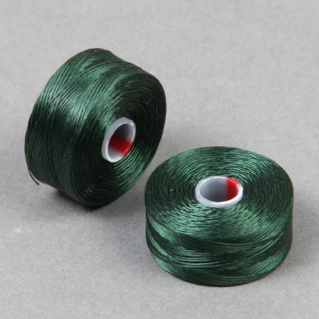 Dark Green, C-lon Thread, Size D, (CLBD) Tex 45, Nylon Thread, 78 Yards ...